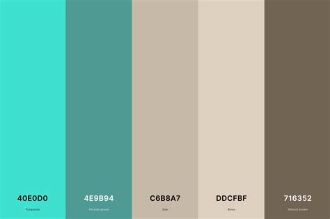 20 Brown Color Palettes With Names And Hex Codes 55 Off