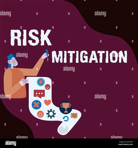 Handwriting Text Risk Mitigation Business Showcase Strategy To Prepare For And Lessen The