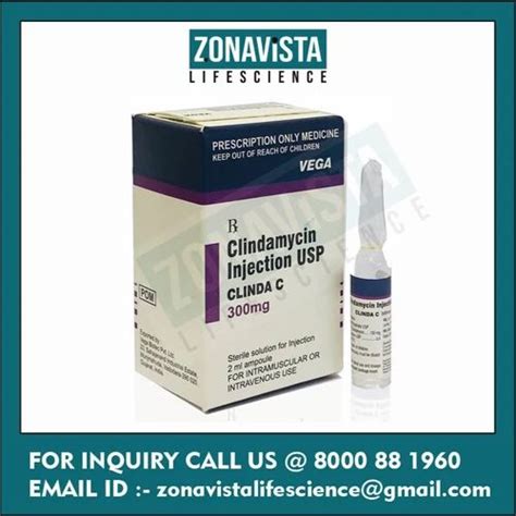 Clindamycin 300 Mg Injection At ₹ 190 Vial Punagam Surat Id