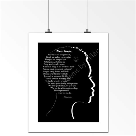 Black Woman Poem African American Woman Friend T Feminist