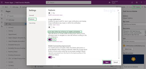 Lock Tabs At The Top Of Forms Within Dynamics 365 Mobile And Tablet App