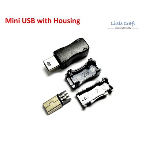 Standard USB Mini Male Connector With Housing Shopee Malaysia