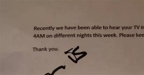 Neighbours Brutal Response To Polite Note About Noise Leaves People