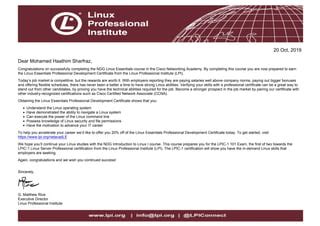 Ndg Linux Essentials Course Certification Pdf