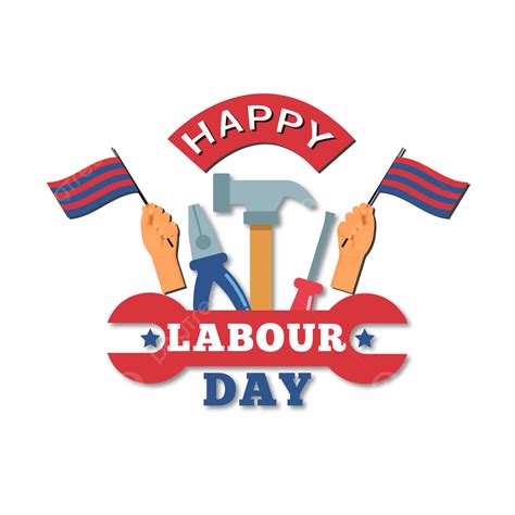 Feliz Día De Trabajo Feliz Png Beautyfull Tipografía PNG Crative