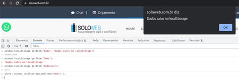 Detalhando A Api Localstorage Do Javascript Com Exemplos Soloweb