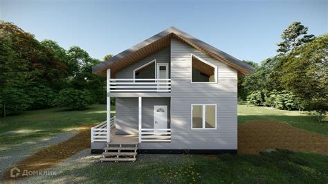 Проект дома «Е 24 64 компании СК «Архстройдом из материала Каркасный дом площадью 128м² под