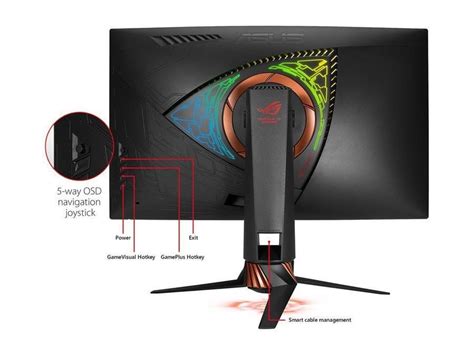 Asus Rog Swift Pg27vq Curved Wqhd Gaming Monitor آرکا آنلا