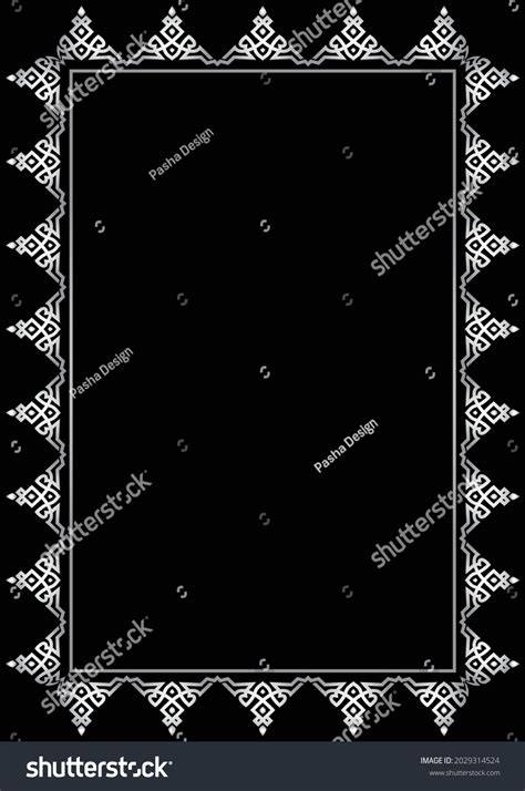Desain Mewah Frame Dan Border Dengan Stock Vector Royalty Free