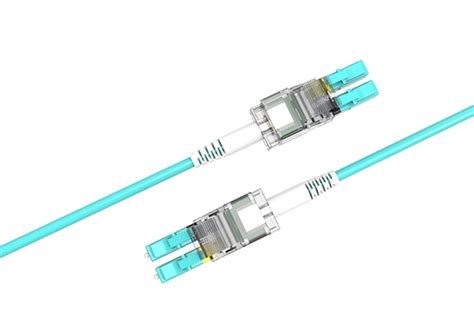 OM LED Trackable Duplex LC Fiber Patch Cords Abalone