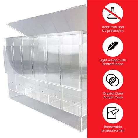 Pokémon Booster Pack 6 Slot Acrylic Display Dispenser Evoretro Canada