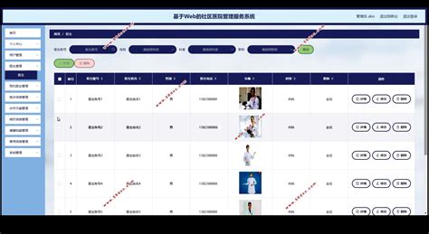 社区医院管理服务系统的设计与实现springbootmysql含录像javaweb56设计资料网