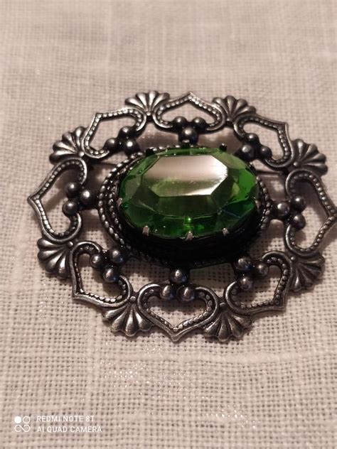 Вінтажна брошка мельхіор сріблення — ціна 870 грн у каталозі Брошки