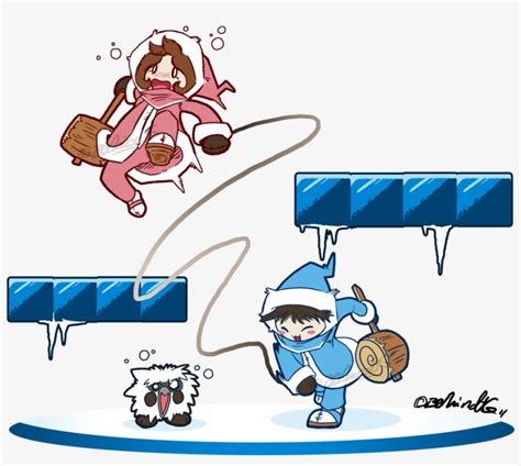 Practicing Belay By Tamarinfrog Ice Climber Nintendo Ice Climbers
