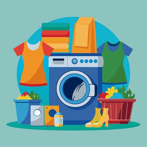 execute the laundry premium ai generated vector