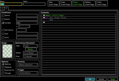 Yanfly Bug Event Click Trigger Rpg Maker Forums