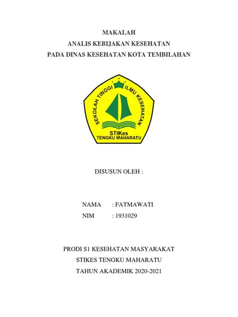 Kebijakan Kesehatan Pdf