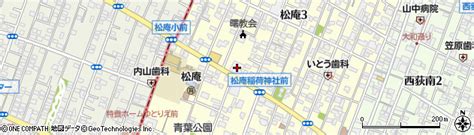 東京都杉並区松庵3丁目12 4の地図 住所一覧検索｜地図マピオン