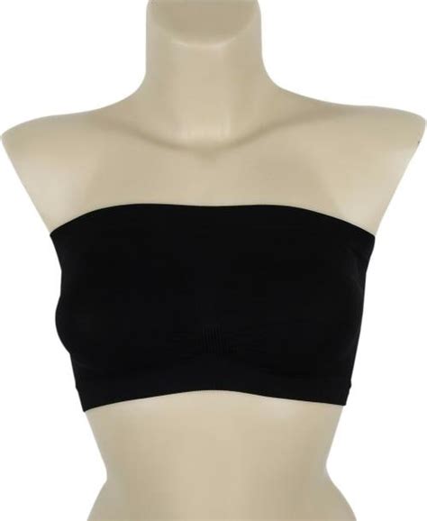 Buy Fastdeal Women Black Cotton Blend Tube Non Padded Bra 28 Online