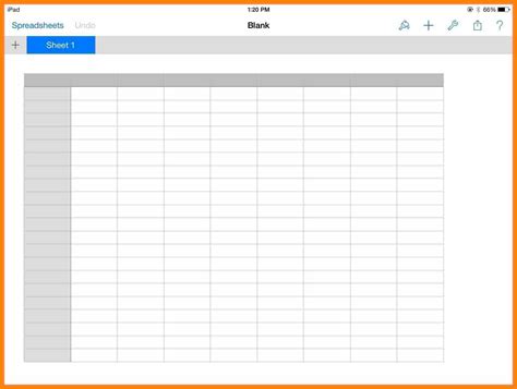 Free Blank Spreadsheet Templates Content Calendar Template