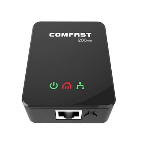Power Line Ethernet Adapter 200mbps Comfast 2 4ghz Mini Plc Home Plug