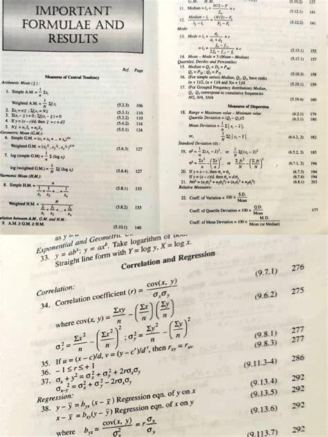Stats Formula Pdf Median Mean