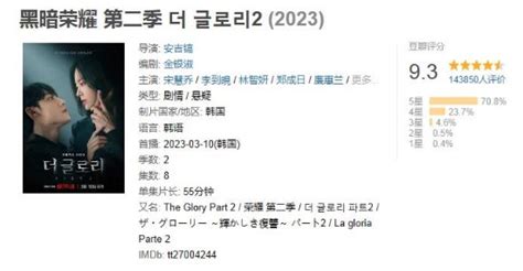 黑暗荣耀2登网飞电视剧全球榜第二豆瓣评分9 3分 游民星空 GamerSky