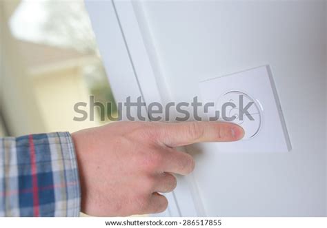 Man Controlling Central Heating Thermostat Stock Photo Shutterstock