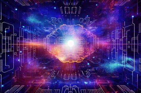 Artificial Intelligence Digital Brain Future Technology On Computer