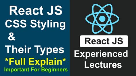 React Js Experienced Lectures 19 React Js Css Styling With Example In React Js In Hindi Youtube