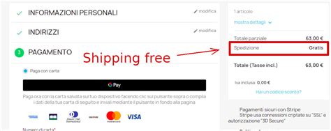 Shipping Free Appears On The Check Out Summary For Virtual Service