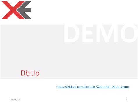 Dbup A Real Case Of Database Migration Pptx