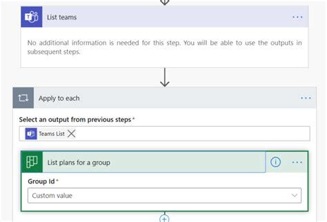 export planner to excel using power automate