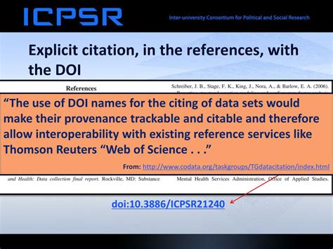 PPT Data Citation Key To Discovery Reuse And Tracking Impact