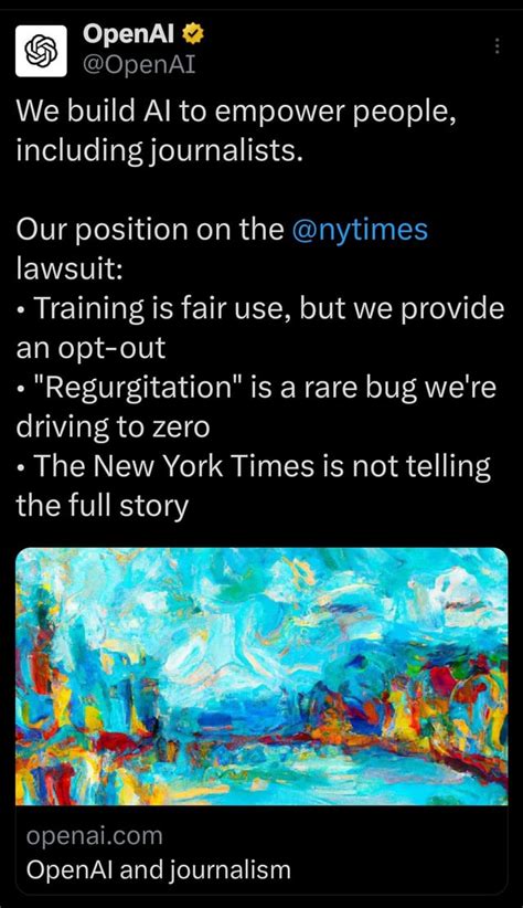 openai response to nyt r openai