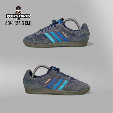 Jual Adidas Samba Blue Bird Shopee Indonesia