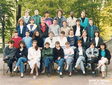 Photo De Classe 1ère B3 De 1987 Lycée Jean Baptiste Corot Le Château