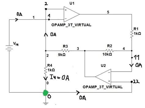 Understanding Opamp Circuit Gain Calculation Ideal Vs Practical Analysis Physics Forums
