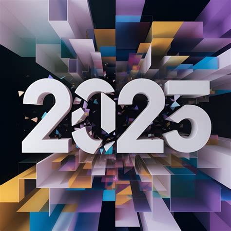 Premium Photo Future 2025 Geometric Abstractions Unveiled