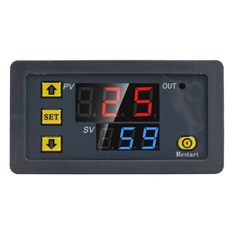 mosiee ac110v 220v dc12v 24v digital time delay relay led display cycle