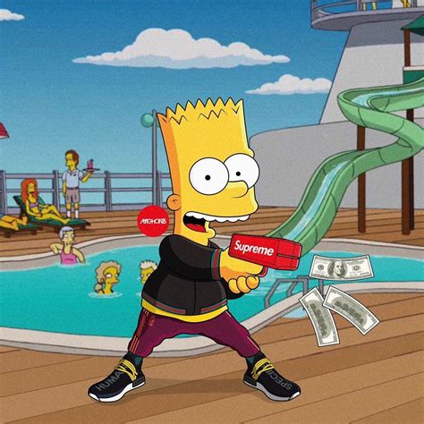 Gangster Bart Simpson Wallpapers Wallpaper Cave