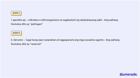 SOLVED Gawain Panuto Buuin Ang Mga Pinahalong Letra Upang Mabuo Ang Salitang Tinutukoy Sa