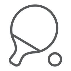 Tennis Ball Line And Glyph Icon Game Sport Vector Image