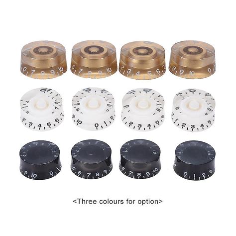 4pcs Speed Volume Tone Control Knobs For Gibson Les Paul Guitar