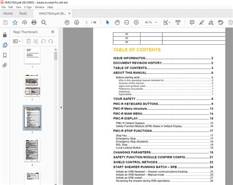 Cat Moolarben Pmc R Operating Manual Em027826 Pdf Download