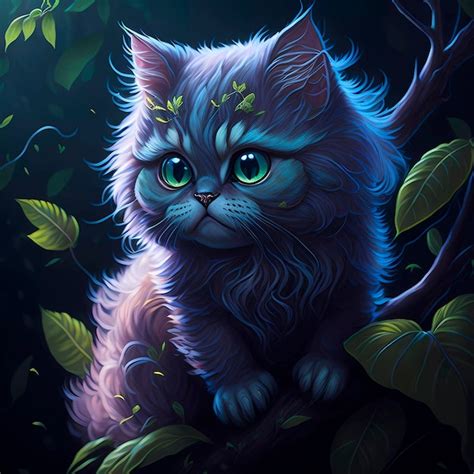 Premium Photo Cat Art