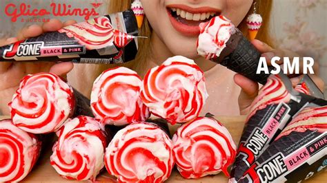 ASMR ES KRIM GLICO WINGS JCONE BLACK PINK TERBARU ASMR Indonesia YouTube