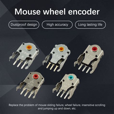For Kailh 7 9 11mm Rotary Mouse Scroll Wheel Encoder With 1 74mm Hole