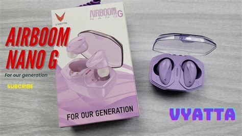 VYATTA AIRBOOM NANO G TWS BLUETOOTH HEADSET EARPHONE GAMING YouTube