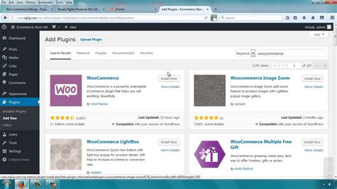 How To Install And Set Up Woocommerce Plugin On A Fresh Install Of